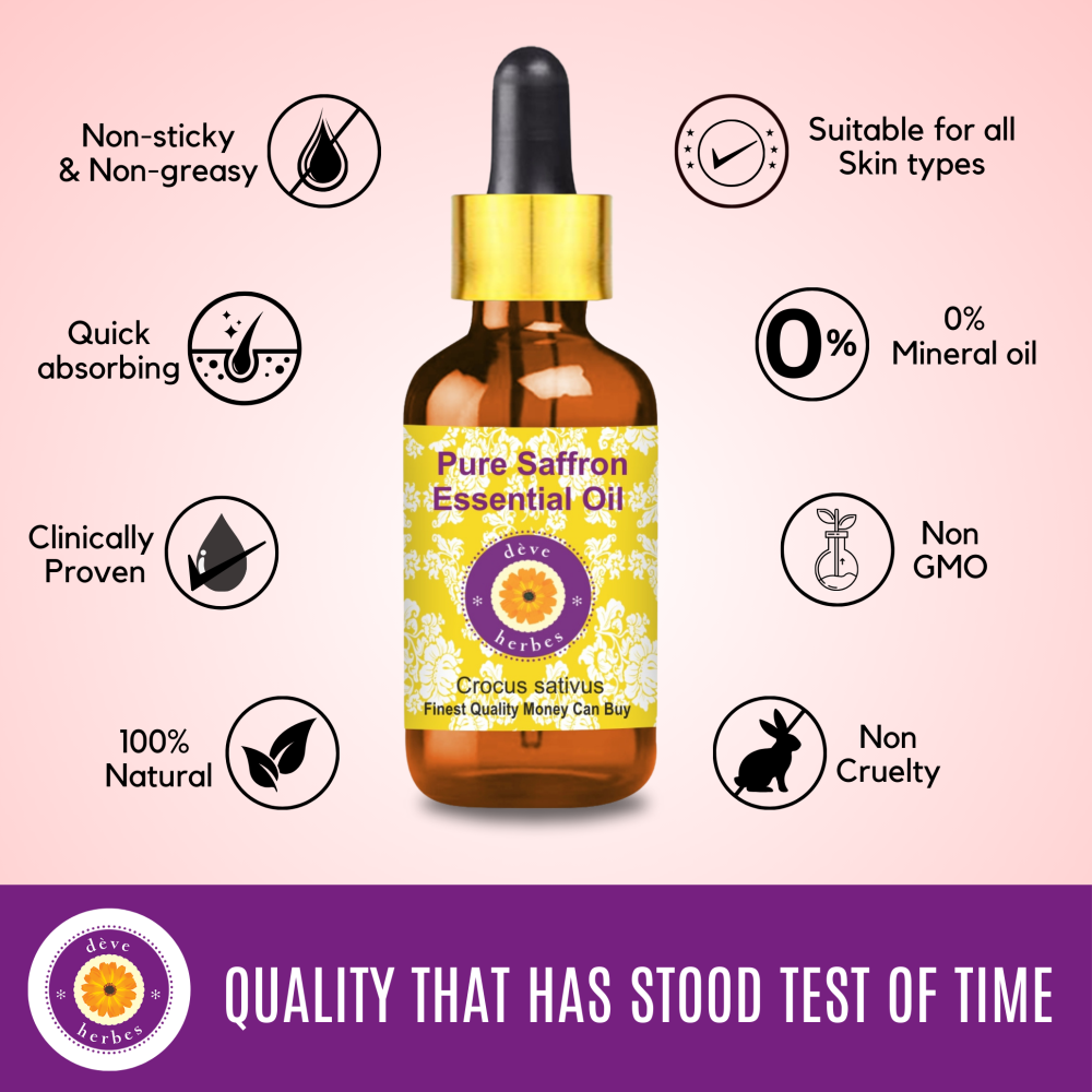 Pure Saffron Essential Oil